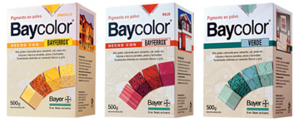 OCRE BAYCOLOR ROJO CAJA 1/2 KG BAYER